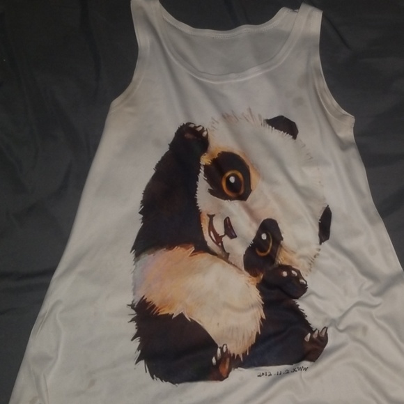 Tops | Panda Tank | Poshmark